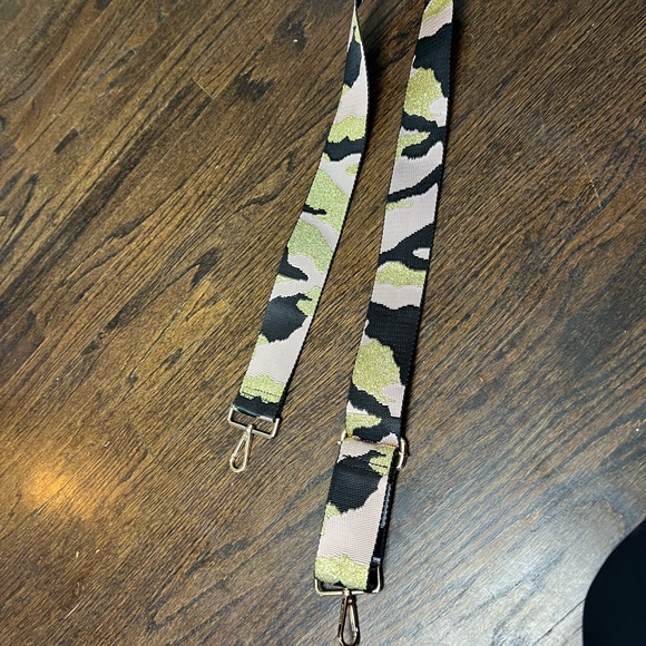 Ah- Dorned | Bags | Ahdorned Interchangable Purse Strap Gold Pink And ...